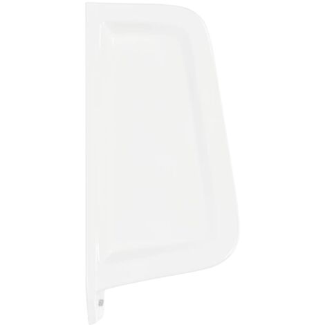 Wall-mounted Urinal Privacy Screen Ceramic White vidaXL