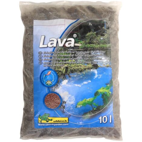 Natural Pond Filter Material Lava Volcanic Stone 16-32mm 10L Ubbink