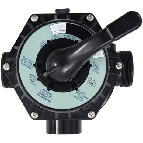 Multiport Valve for Sand Filter ABS 1.5" 6-way vidaXL