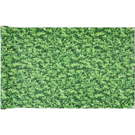 Garden Privacy Screen Plant Look Green 600x120 cm PVC vidaXL