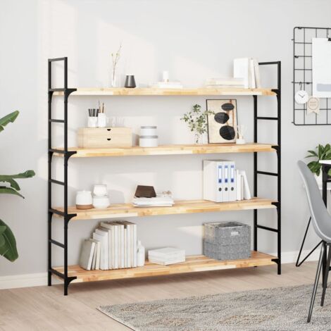 Floating Shelves 3 pcs 160x30x4 cm Untreated Solid Wood Acacia vidaXL