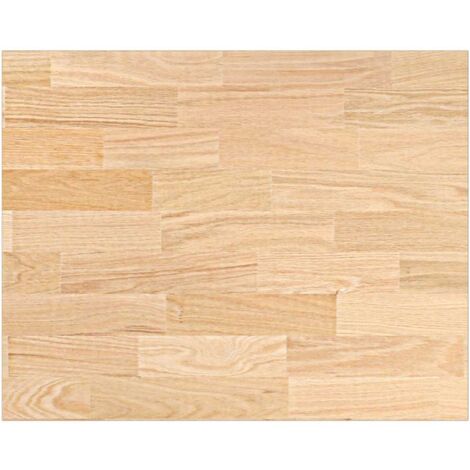 Kitchen Worktop 80x63.5x4 cm Solid Wood Oak Rectangular vidaXL
