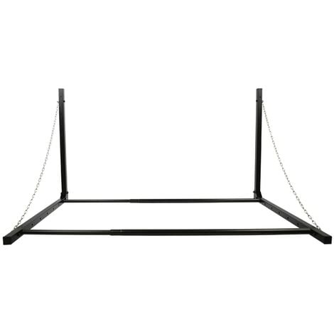 Wall Mounted Tyre Rack Steel Black ProPlus