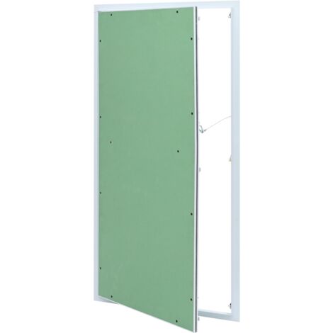 Access Panel with Aluminum Frame and Plasterboard 500x1000 mm vidaXL