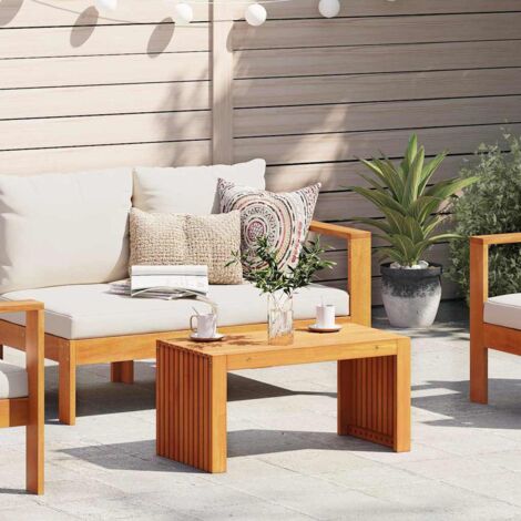 Coffee Table Brown 70 x 35 x 35 cm Solid acacia wood vidaXL