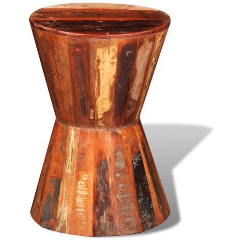 Stool Solid Reclaimed Wood vidaXL