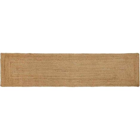Area Rug Beige 60 x 300 cm Jute vidaXL