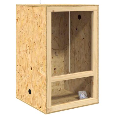 Terrarium Brown 50 x 50 x 80 cm OSB vidaXL