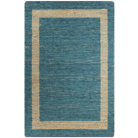 Handmade Rug Jute Blue 80x160 cm vidaXL