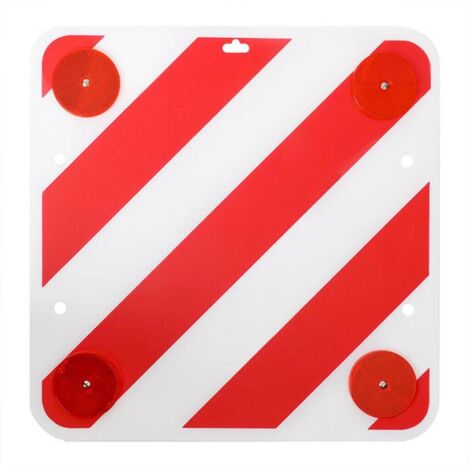 Rear Warning Sign Plastic 50 x 50 cm with Reflectors 361228 ProPlus