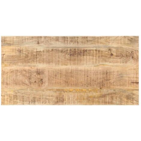 Table Top Solid Mango Wood 25-27 mm 100x60 cm vidaXL