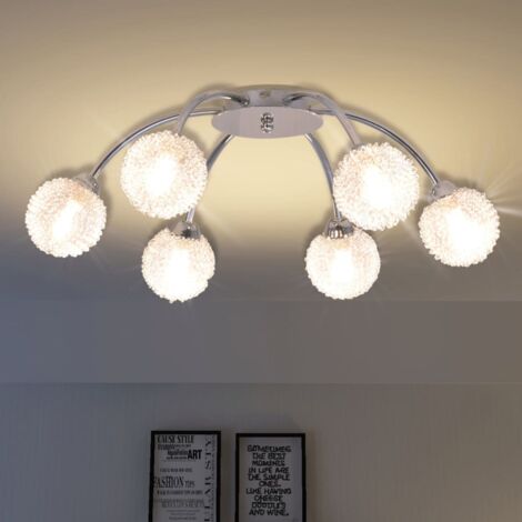 Ceiling Lamp with 6 LED Bulbs G9 240 W vidaXL