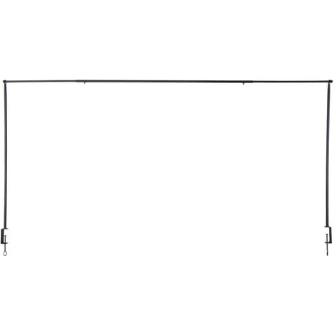 Decorative Table Rod with Clamp Black Esschert Design