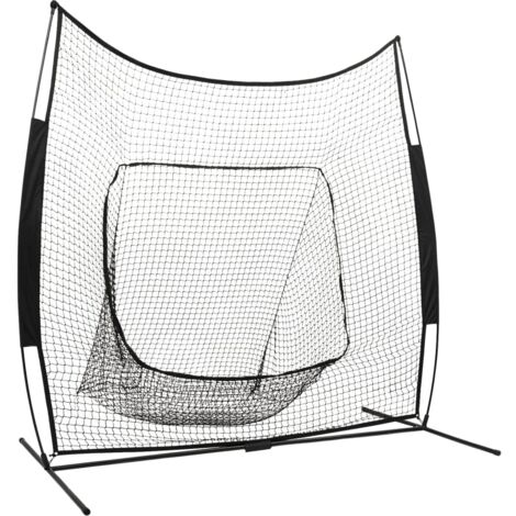 Multisport Practice Net Baseball Softball 241x106.5x216 cm Metal vidaXL