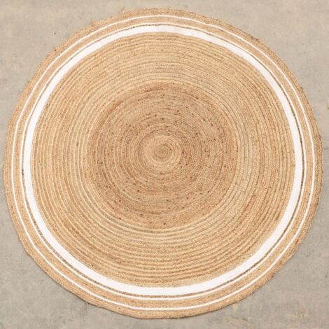 Rug Jaipur Classic 150 cm Round Natural and Cream Dutch Lifestyle
