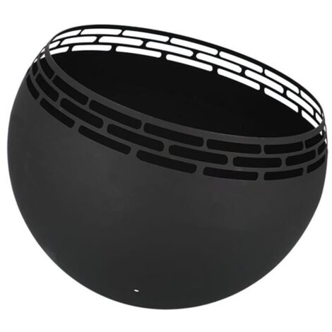Fire Pit Ball Stripes Black Esschert Design