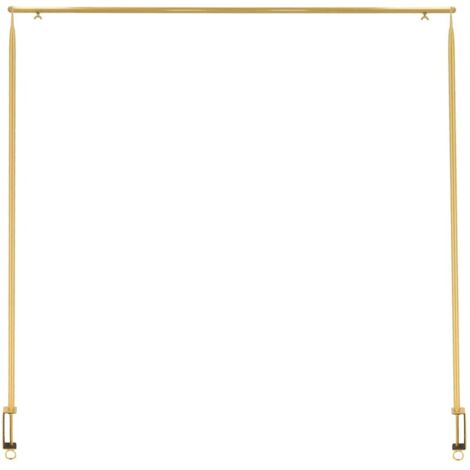 Decorative Table Rod with Clamp Gold Esschert Design