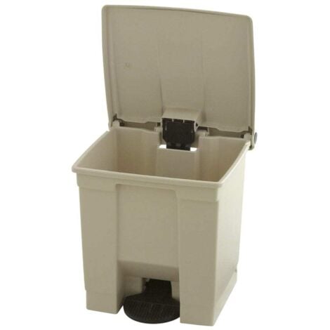Step-on Classic Container 30 L Beige Rubbermaid