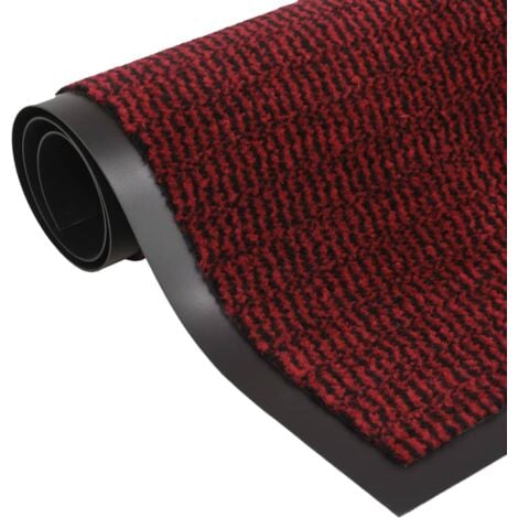 Dust Control Mat Rectangular Tufted 120x180 cm Red vidaXL