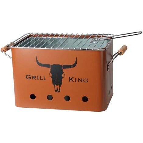 BBQ Grill Rectangular Matte Orange ProGarden