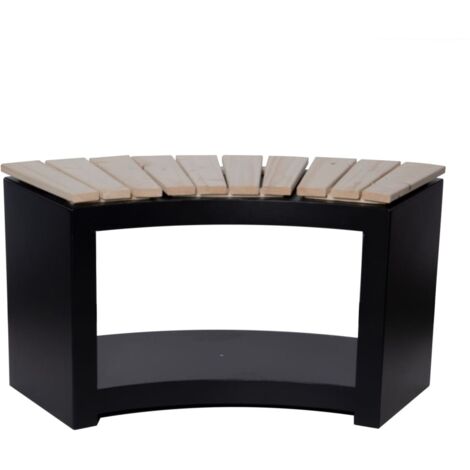 Bench with Wood Storage Bent Esschert Design