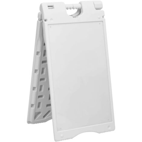 vidaXL A-Frame Sidewalk Board Grey 45x7x84.5 cm HDPE