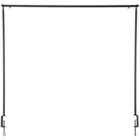Decorative Table Rod with Clamp Black Esschert Design