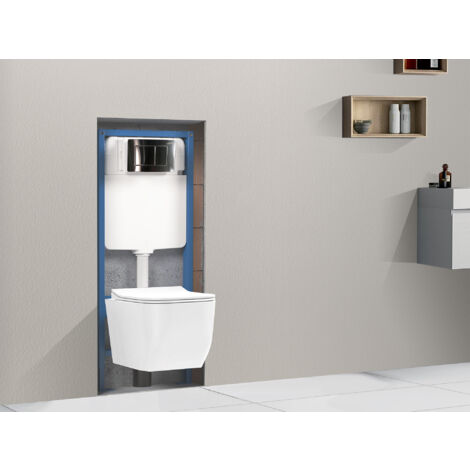 NALA Estructura Tecnológica Con Caja Empotrada Para WC Inodoro ...