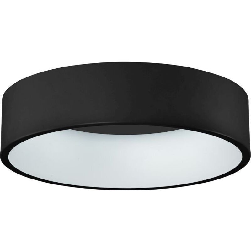 Italux Chiara - Moderne LED Flush Deckenleuchte Schwarz, Warmweiß 3000K ...
