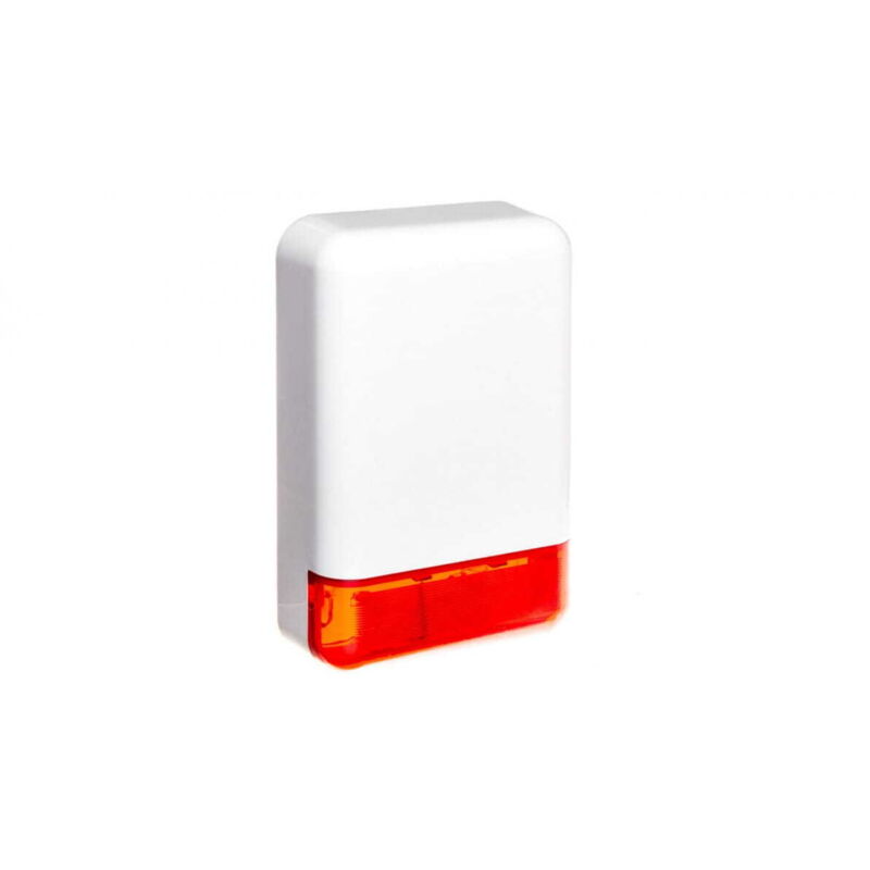 Optischer und akustischer Signalgeber, Außenbereich, rotes LED-Licht ...