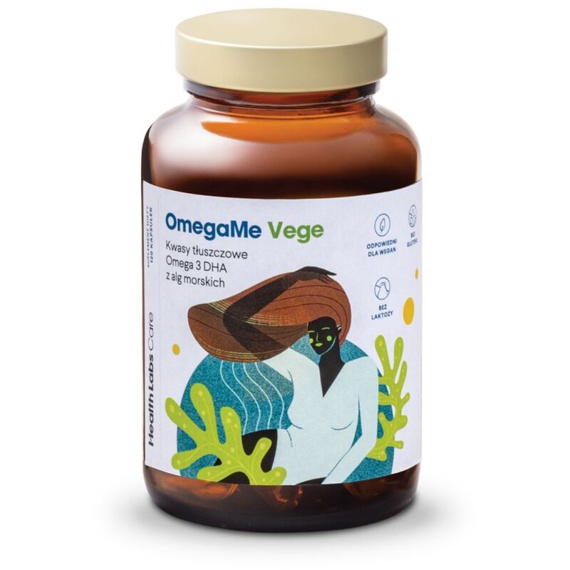 Omega-3-Fettsäuren aus Meeresalgen (Omega Me Vege) 60 Kapseln - Health Labs