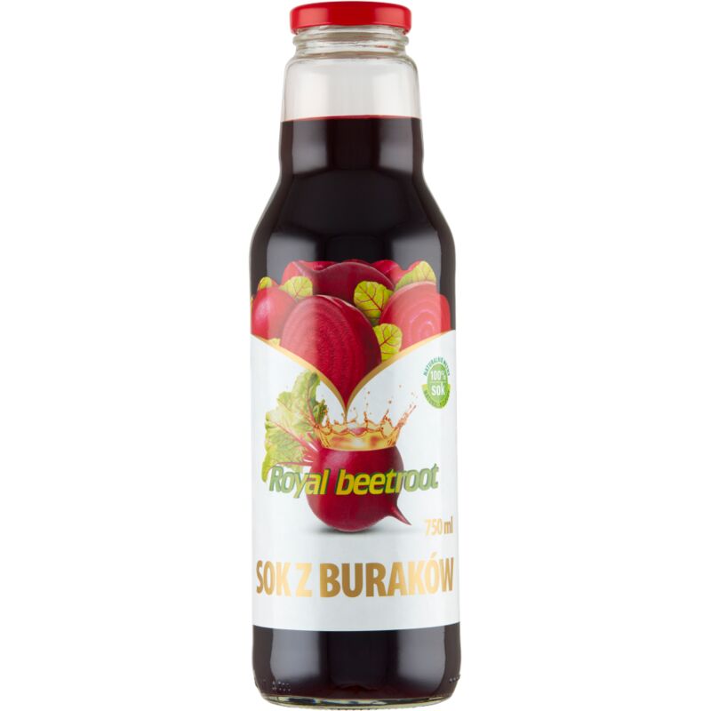 Royal Beetroot Rote-Bete-Saft 750 ml – 100 % natürlich, NFC
