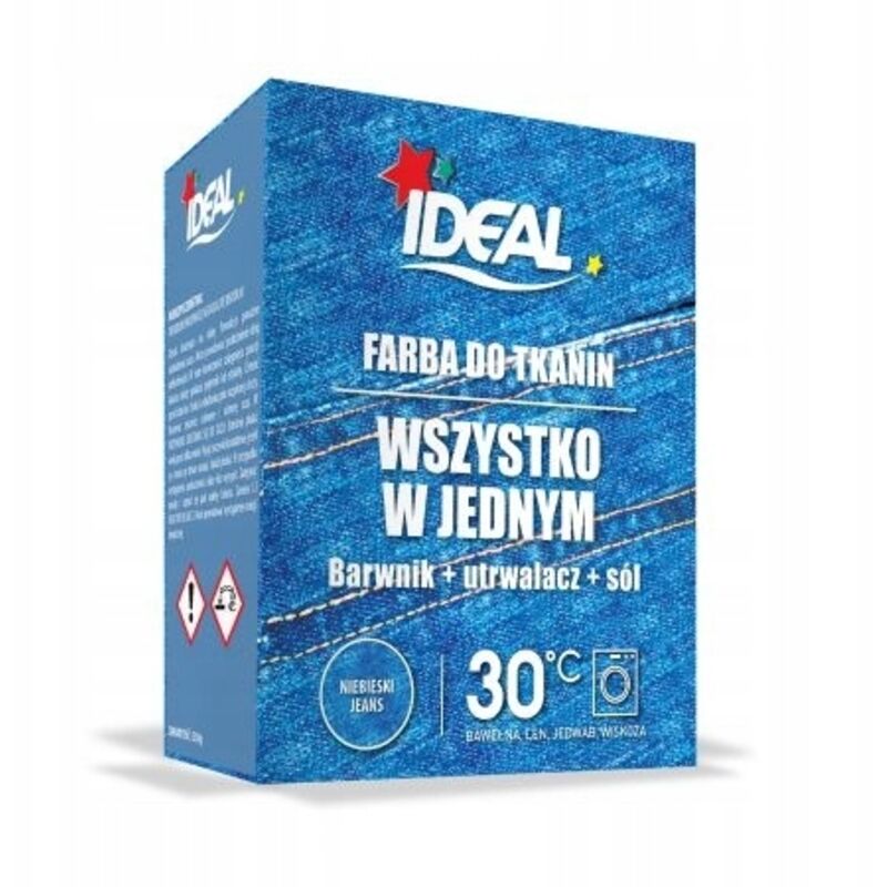 AC MARCA POLAND Ideale Textilfarbe, 350 g, intensives Jeansblau ...