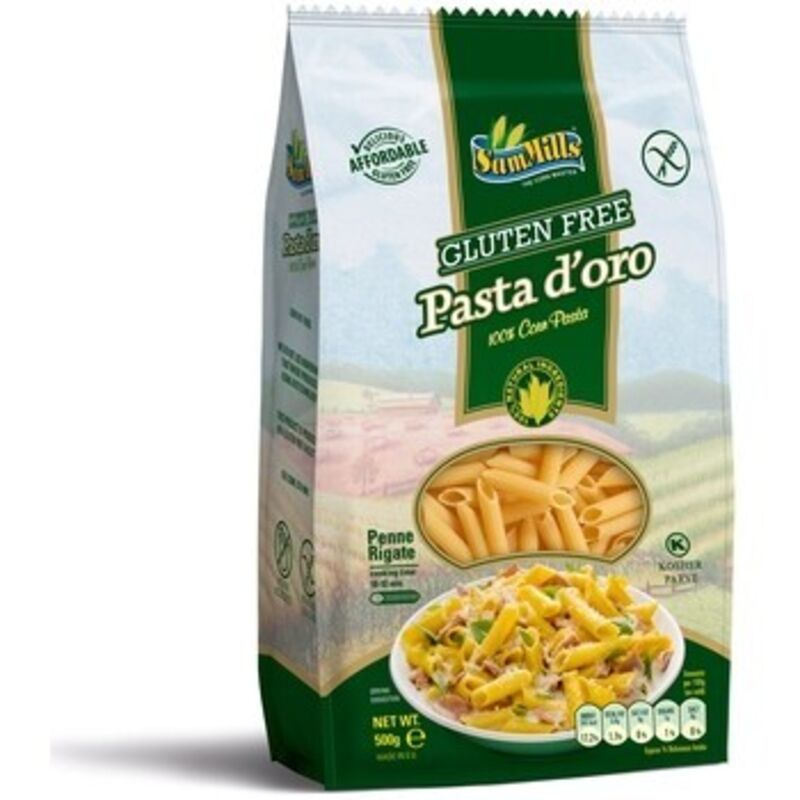 Sam Mills Glutenfreie Penne Rigate Pasta 500g - aus Mais