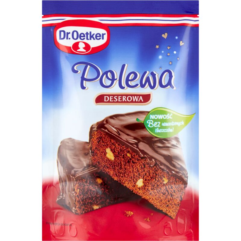 Dr. Oetker Schokoladen-Dessertglasur - 100g - Perfekt zum Dekorieren ...