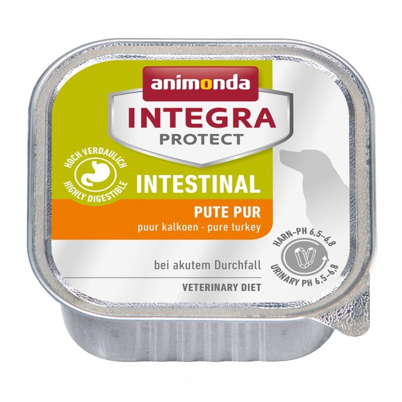 Animonda Integra Protect Intestinal - Hunde-Nassfutter, Truthahn, 150g