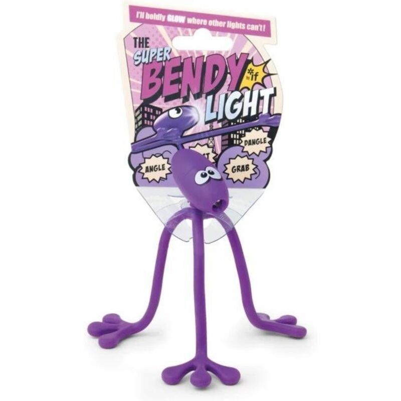 IF Super Bendy LED-Leselampe – Lila flexibles Nachtlicht