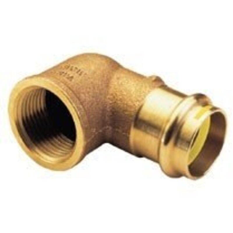 Winkel 90°, GW, 18 x 1/2 Bronze B Press Gas