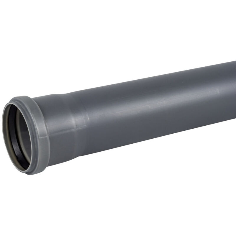 PP-HT-Rohr 75x1,9x500 Sanitär, für interne Abwasserkanäle, aschefarben ...