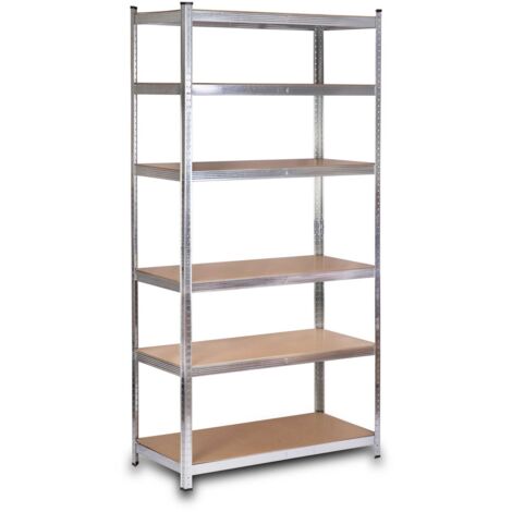 Lagerregal aus Metall 222 x 110 x 50 cm Humberg HR-815