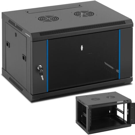 Hängender Server-Netzwerk-RACK-Schrank 19'' 6HE IP20 bis 60 kg 60x44x37 ...