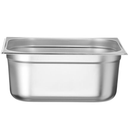 GN 2/3 Behälter, Höhe 100 mm, Edelstahl - Hendi 800232