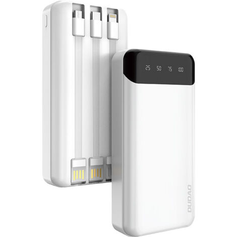 Hochleistungs-Powerbank mit 20000 mAh und 3 integrierten USB-C-MicroUSB ...