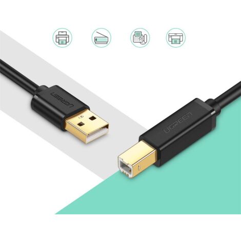 USB-Druckerkabel - USB Typ B 3m schwarz