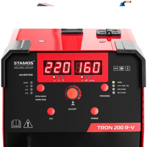 TRON 200 RV MIG/MAG MMA FCAW WIG Lift-Arc Multifunktionsschweißgerät ...