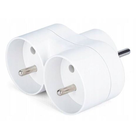 DIEB SPLITTER 2 STECKDOSE R-270 DOPPELT MIT ERDUNG
