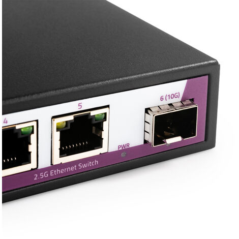 SWITCH 5 RJ45 2,5G-Ports + 1x SFP-Port SP-SGT105S