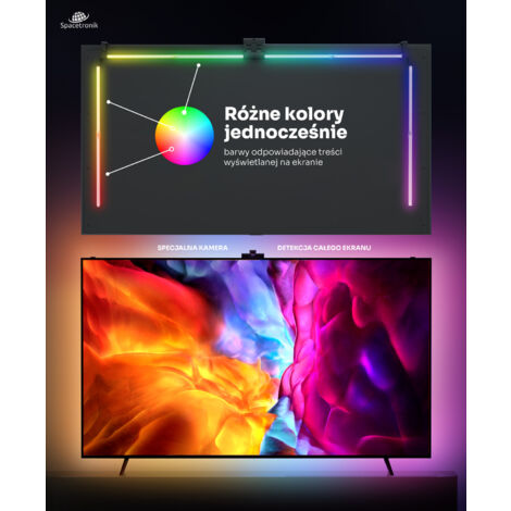 Spacetronik Glow Three 75-Zoll-TV-Hintergrundbeleuchtung