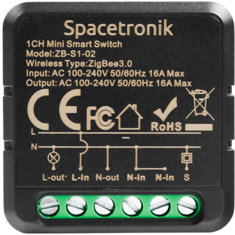 Mini-Schalter ZigBee Tuya 1 elektrischer Schalter