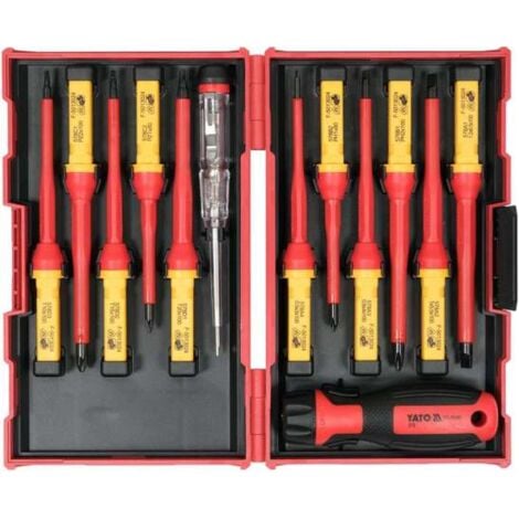 VDE-SCHRAUBENDREHERSATZ 13-TEILIG - YT-28295